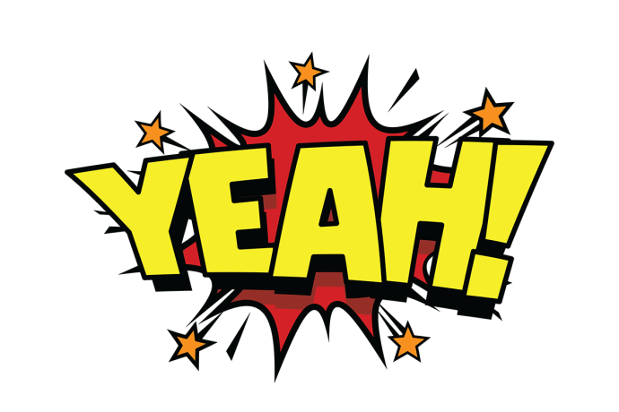 YEAH! - ΑΥΤΟΚΟΛΛΗΤΟ ΤΟΙΧΟΥ